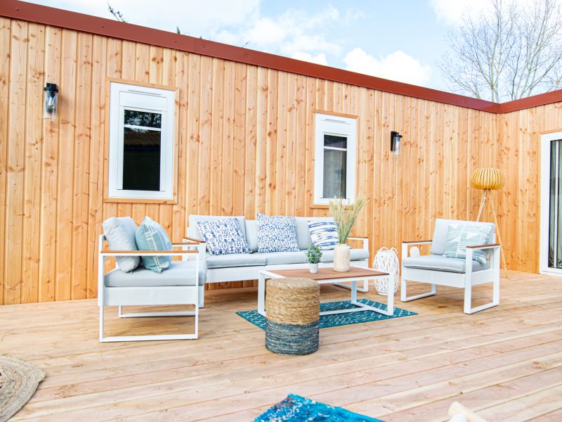 Villa avec jacuzzi : mobil-home, 4 ch., 70m2, 2 sdb - Le suroit